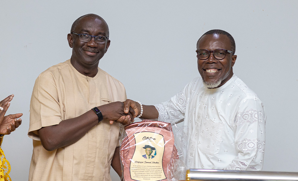 KNUST School of Public Health Honours Outgoing Dean and Staff | School ... KNUST School of Public Health Honours Outgoing Dean and Staff | School ...